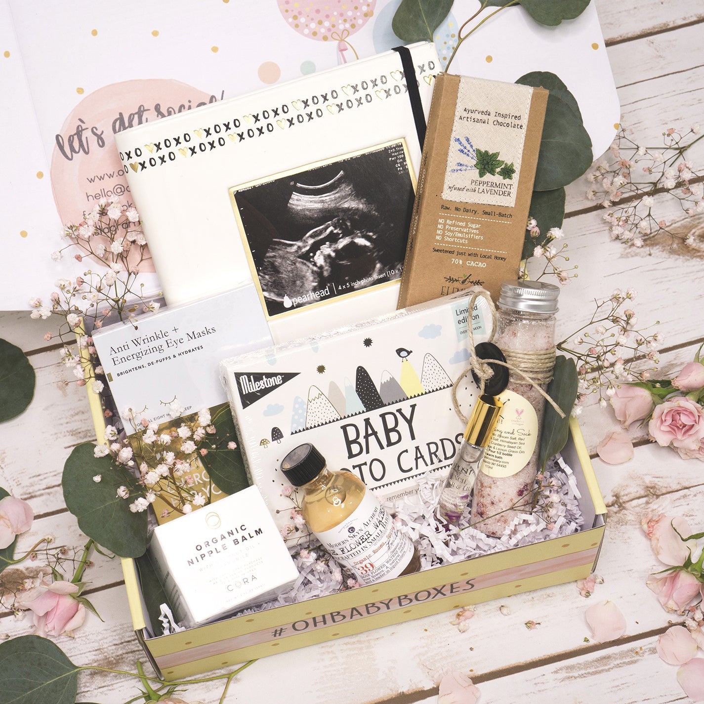Oh Baby Boxes Pregnancy & Postpartum Gift Box - 3 Months Prepaid